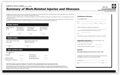 OSHA_Form_300A_shadow | Safety 101 Help Site