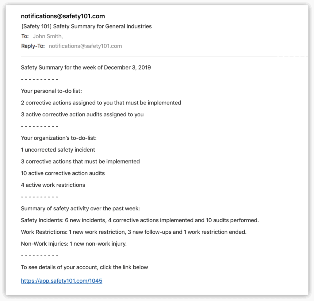 Safety Summary-shadow | Safety 101 Help Site